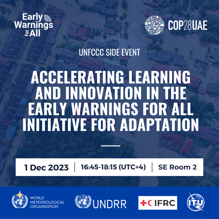 Accelerating Learning and Innovation in the Early Warnings for All Initiative for Adaptation